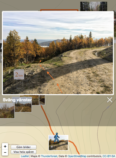 Visualising trail running track | YellowOrb AB